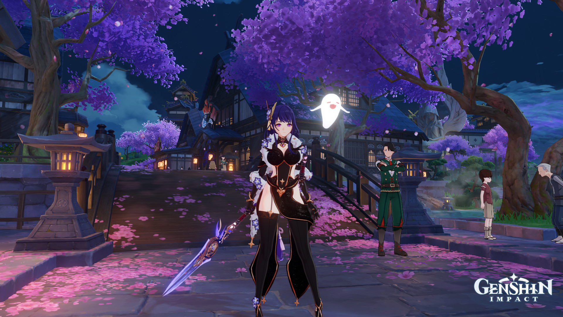 Elegant Raiden Shogun - Black Dress Mod for Genshin Impact | GI Mods