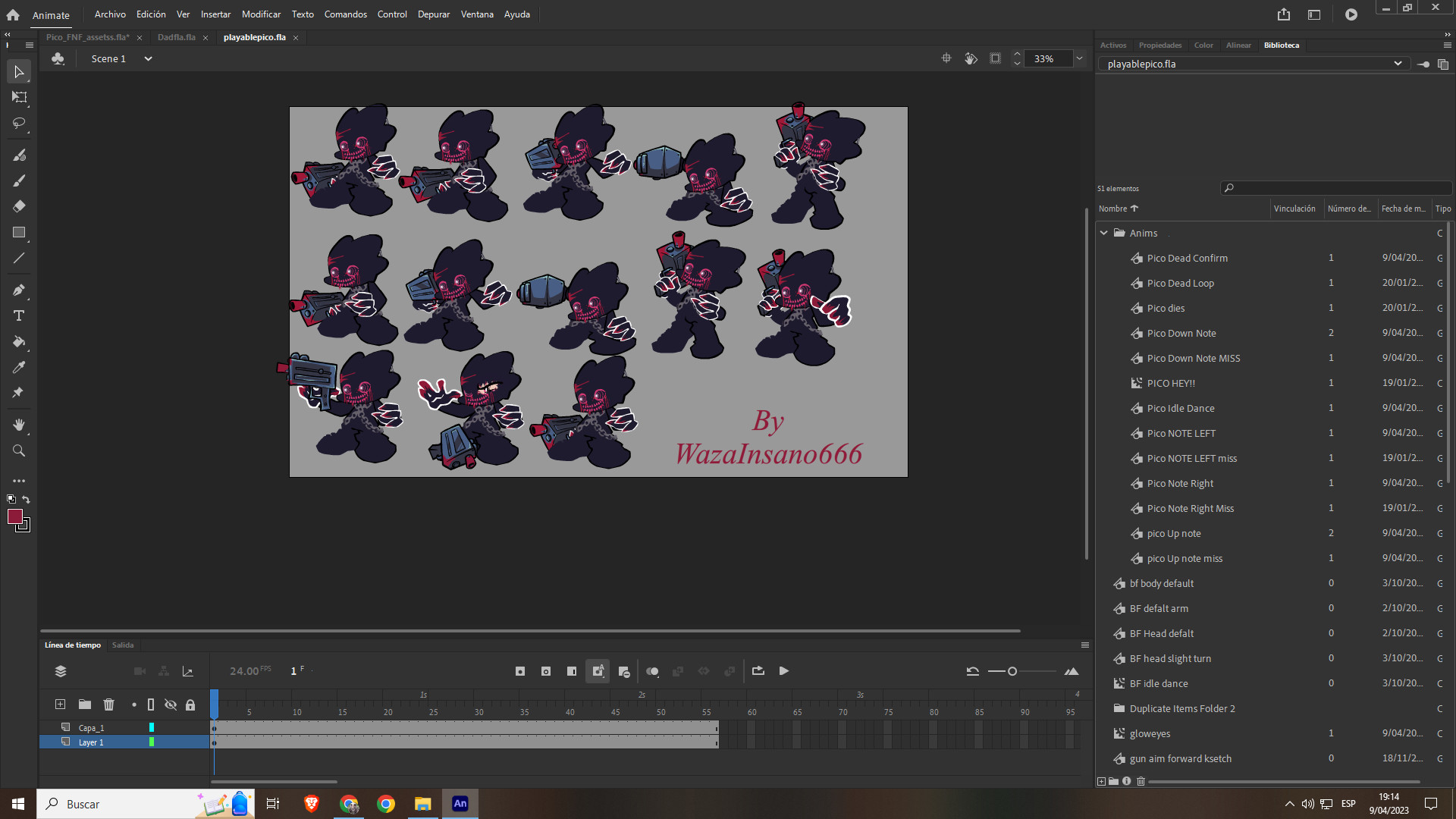 Corruption Pico sprite but accurate now!! [Friday Night Funkin'] [Mods]