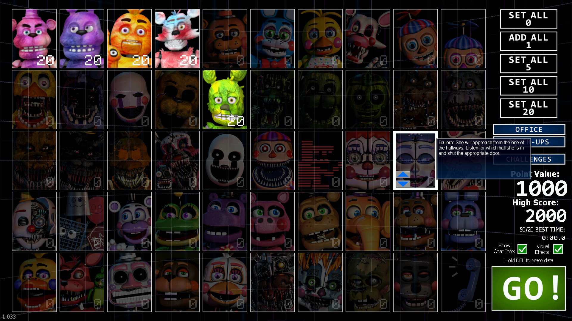 The Tie-Dye Gang Mod for Ultimate Custom Night | UCN Mods