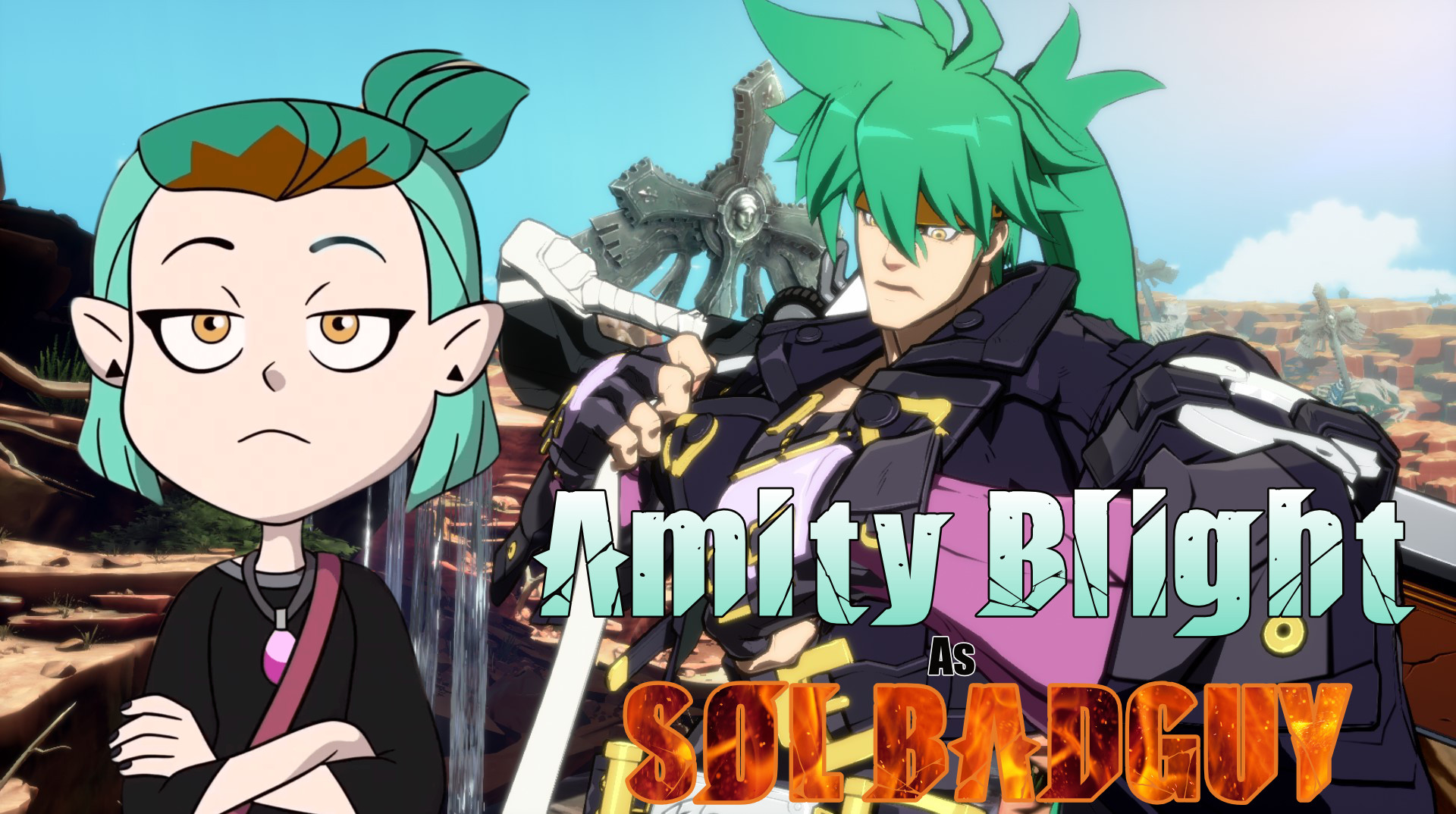 Amity Blight as Sol Badguy Mod for GUILTY GEAR -STRIVE- | GGST Mods