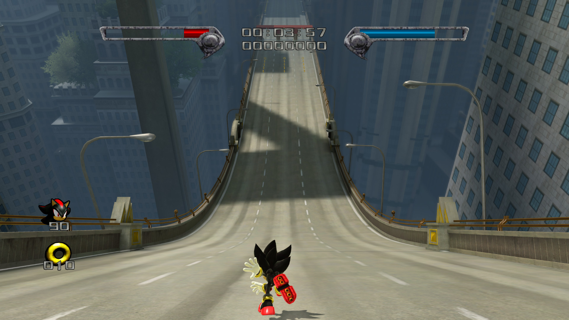 Shadow the Hedgehog HUD [Sonic Unleashed (X360/PS3)] [Mods]