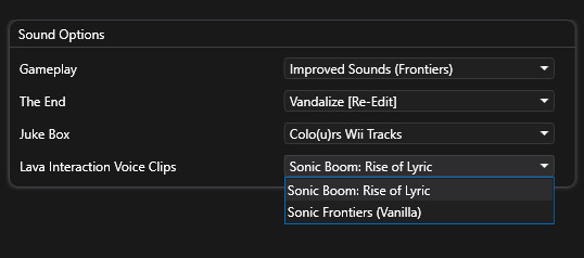 Sound Overhaul Pack [Sonic Frontiers] [Mods]