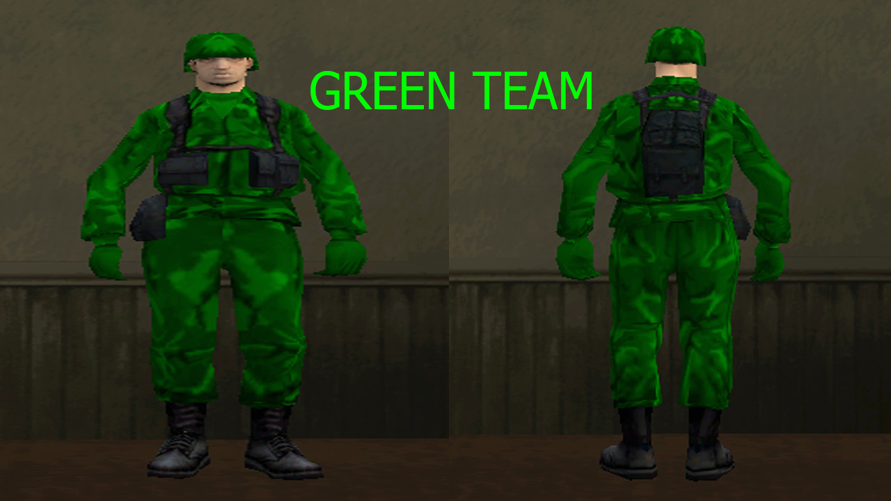 Colored Teams (army) [Grand Theft Auto: San Andreas] [Mods]