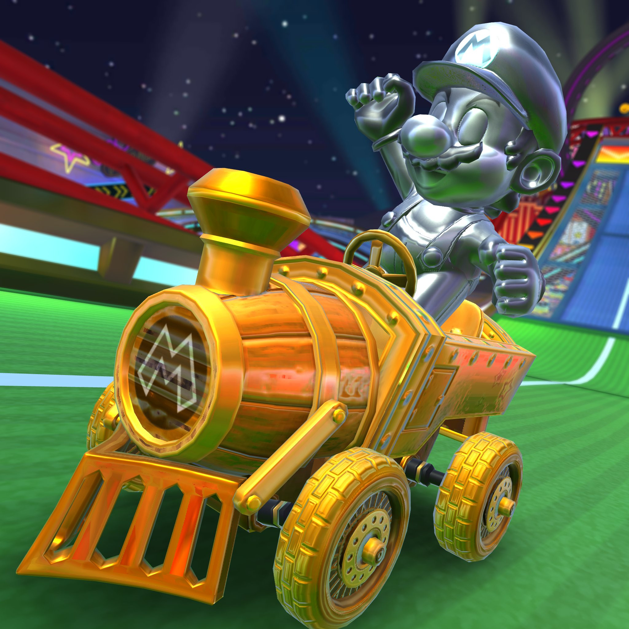 Golden train [Mario Kart 7] [Mods]