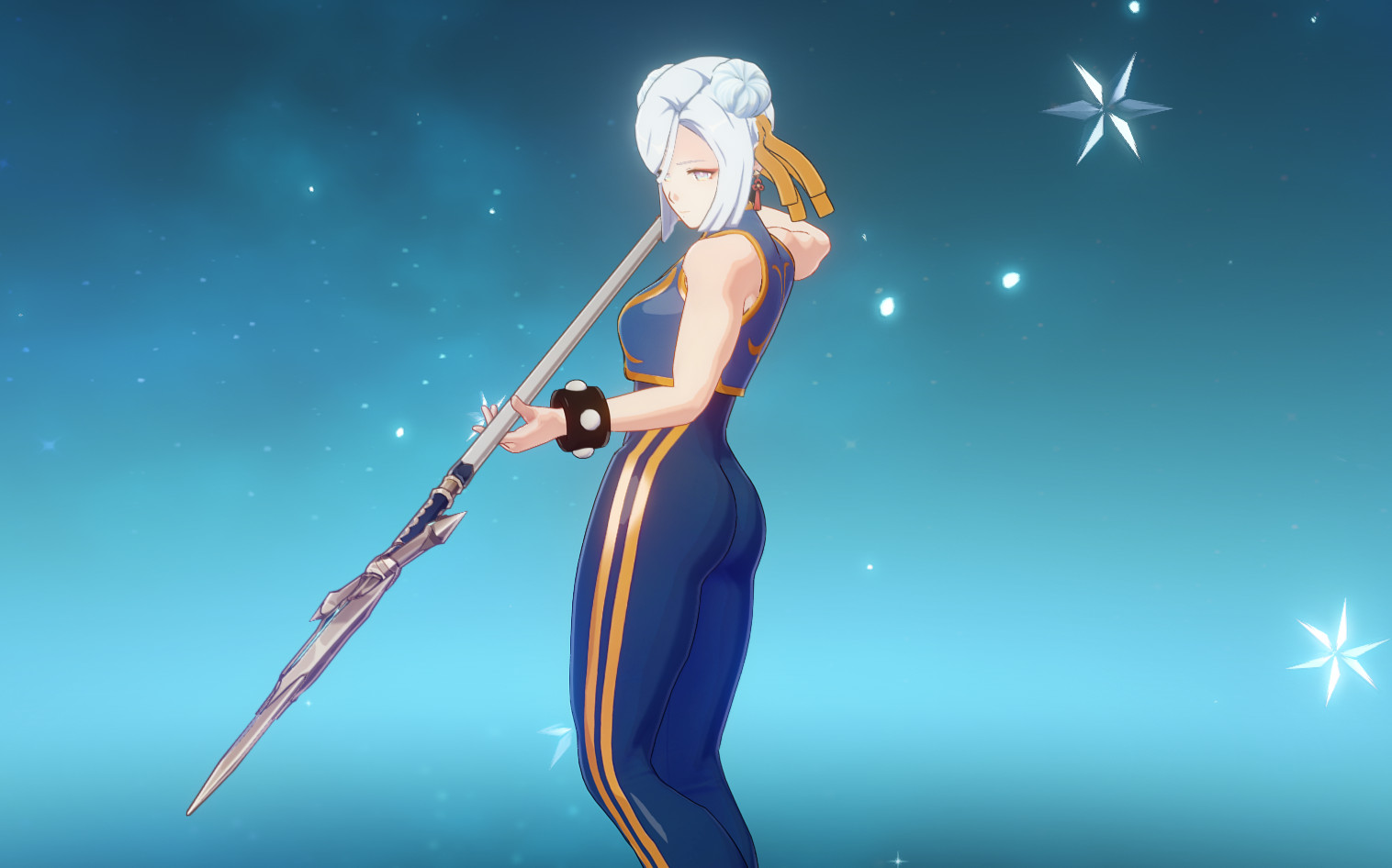 Chun-Li Shenhe! Mod for Genshin Impact | GI Mods