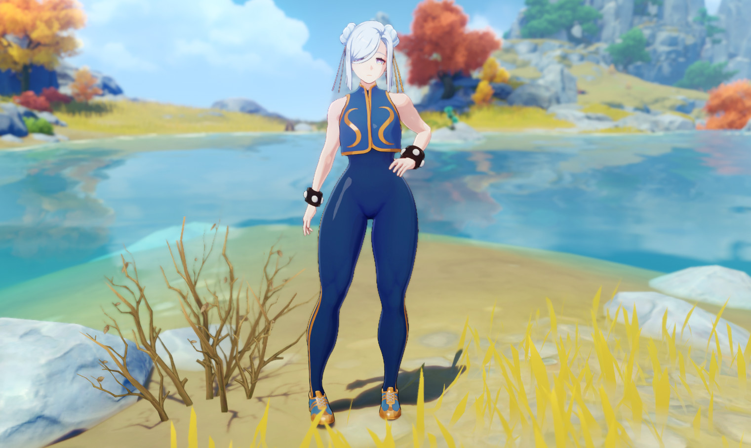 Chun-Li Shenhe! Mod for Genshin Impact | GI Mods