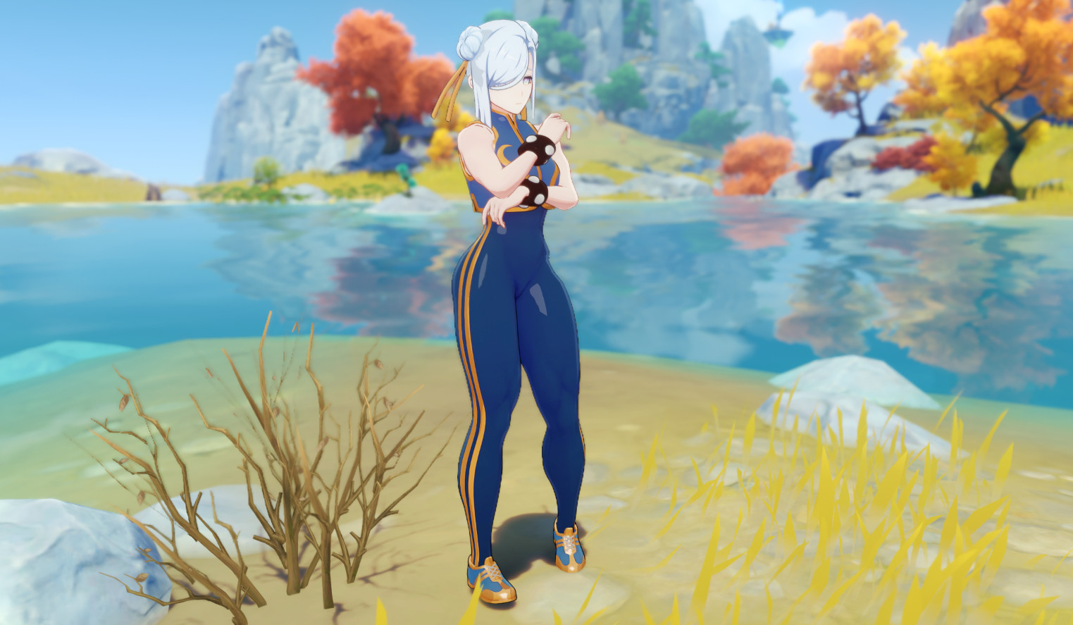 Chun-Li Shenhe! Mod for Genshin Impact | GI Mods