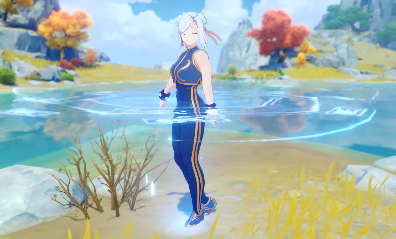 Chun-Li Shenhe! Mod for Genshin Impact | GI Mods