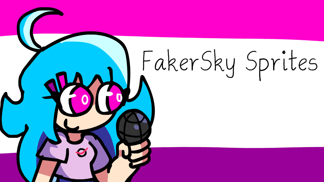 katie's Faker!Sky sprites (PRE-UPDATE) Mod for Friday Night Funkin ...