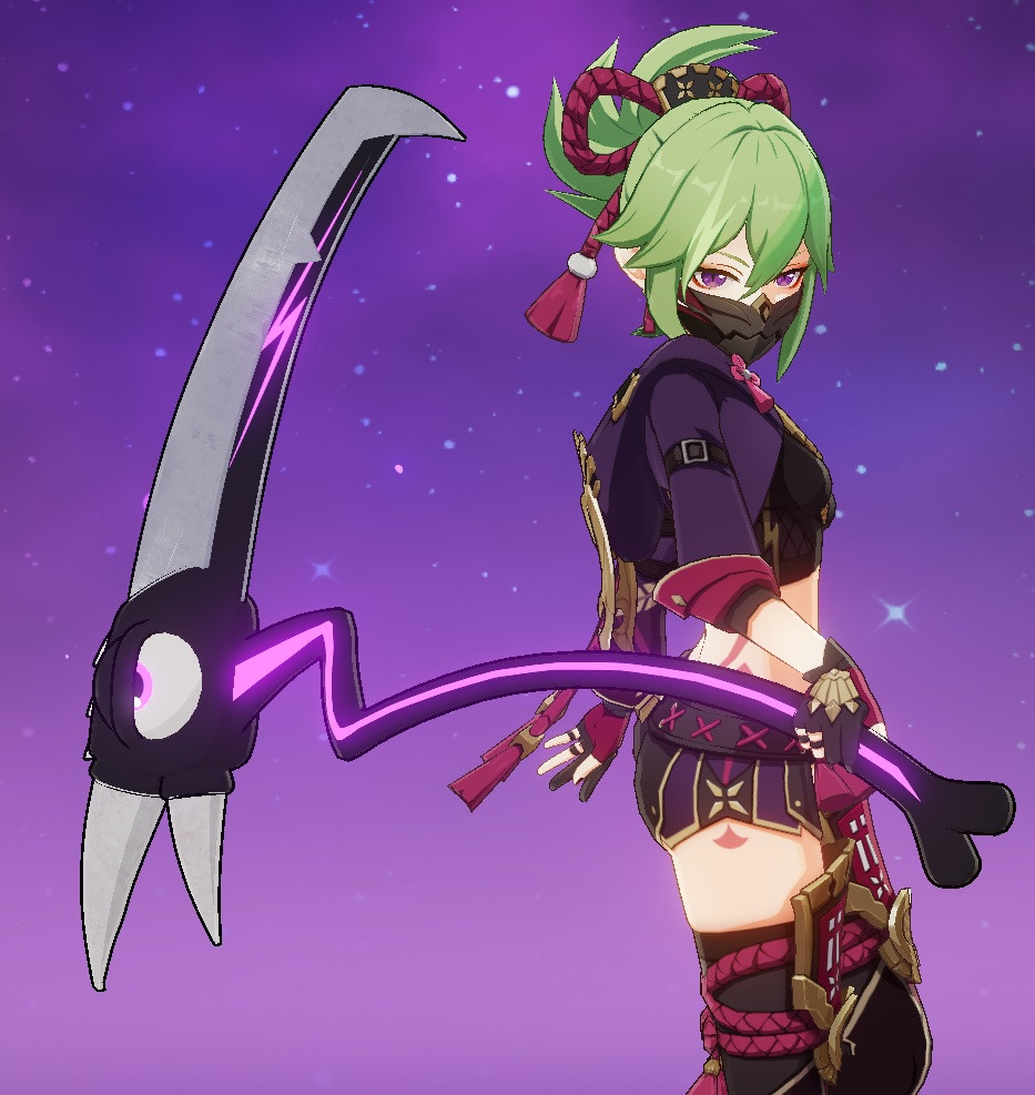 Raven Scythe over Toukabou [Genshin Impact] [Mods]