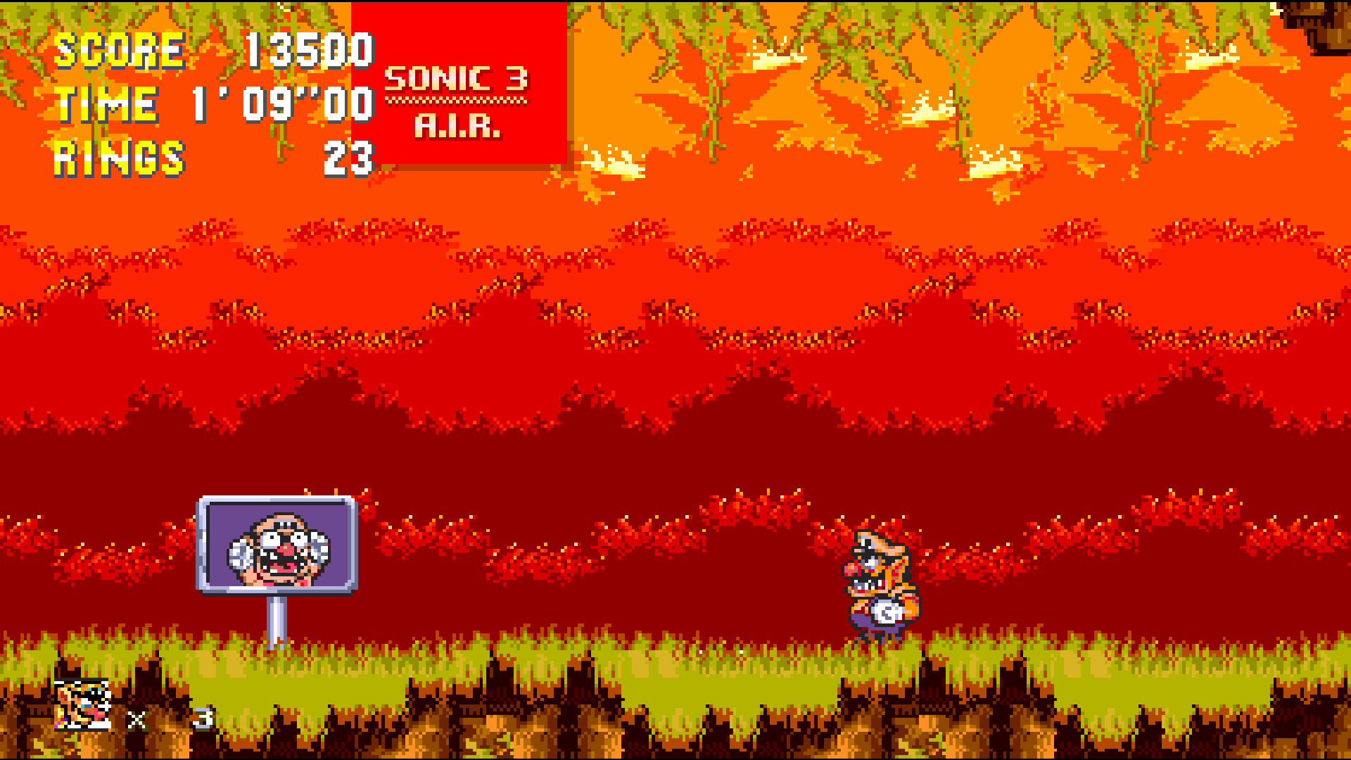 Wario in Sonic 3 A.I.R. Mod for Sonic 3 A.I.R. | S3AIR Mods