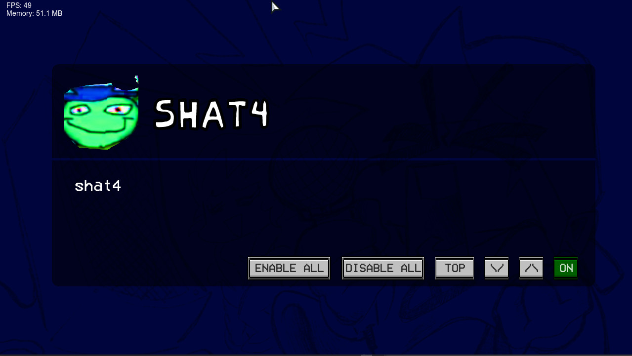 Fascal | shat4 Mod for Friday Night Funkin' | FNF Mods