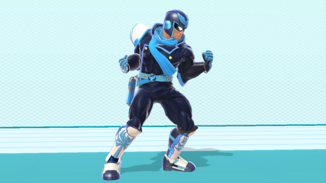 Tru Blu Capt. Falcon [Super Smash Bros. Ultimate] [Mods]