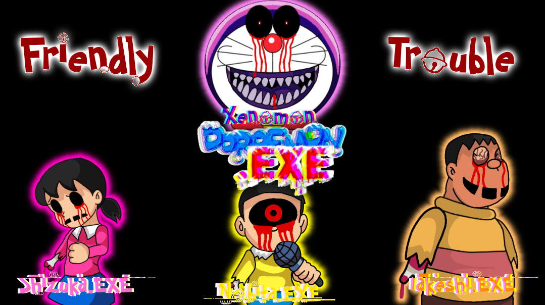 Vs. Doraemon.EXE: Friendly Trouble [Friday Night Funkin'] [Mods]