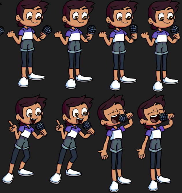 Luz Noceda Sprite Sheet Mod for Friday Night Funkin' | FNF Mods