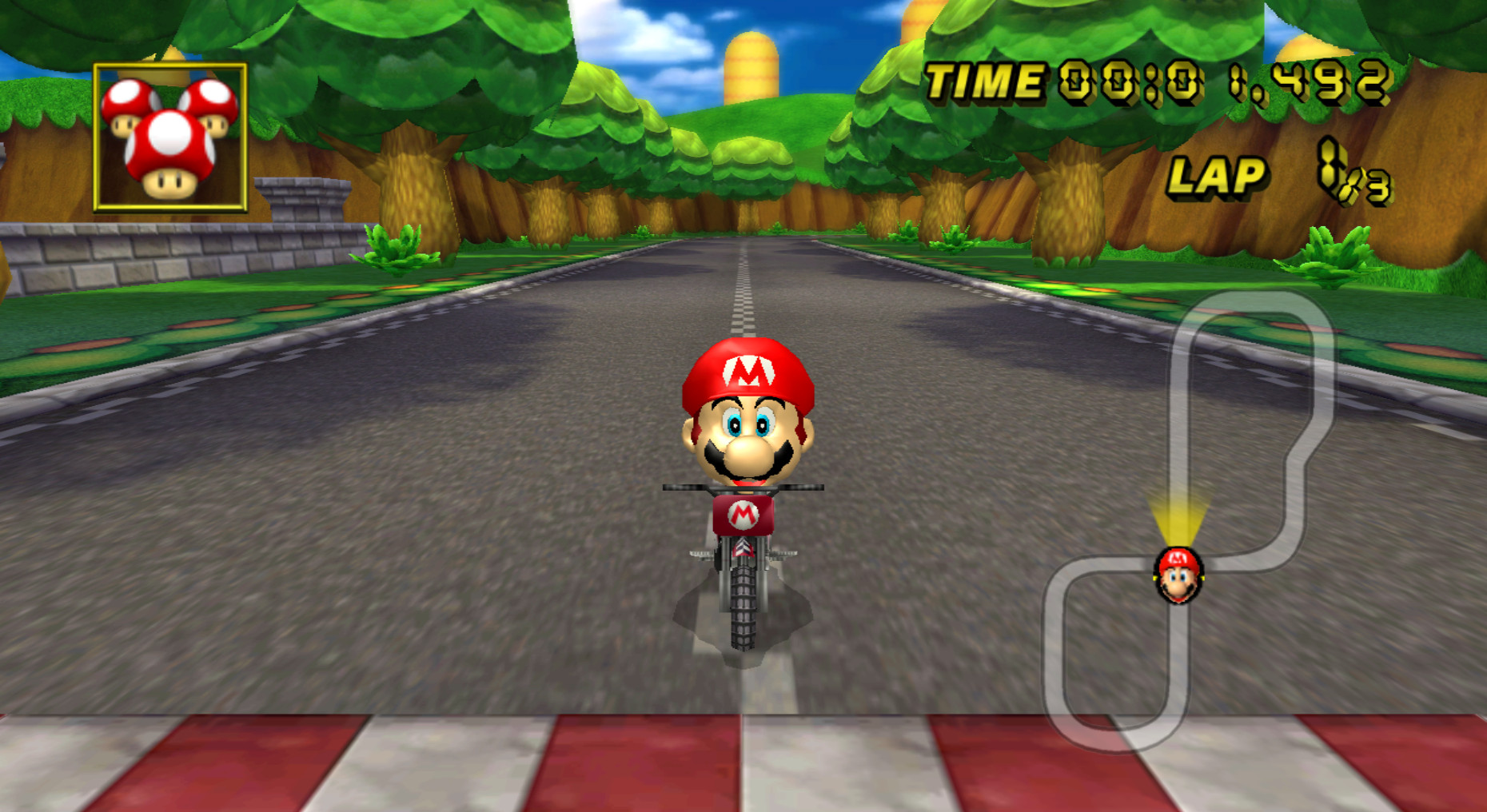 Mario's Floating Head Mod for Mario Kart Wii | MKWii Mods