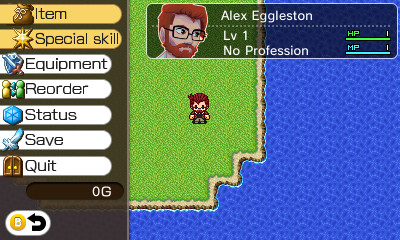 Alex Eggleston (YIIK) Mod for RPG Maker Fes for Nintendo 3DS | RPG-FES Mods