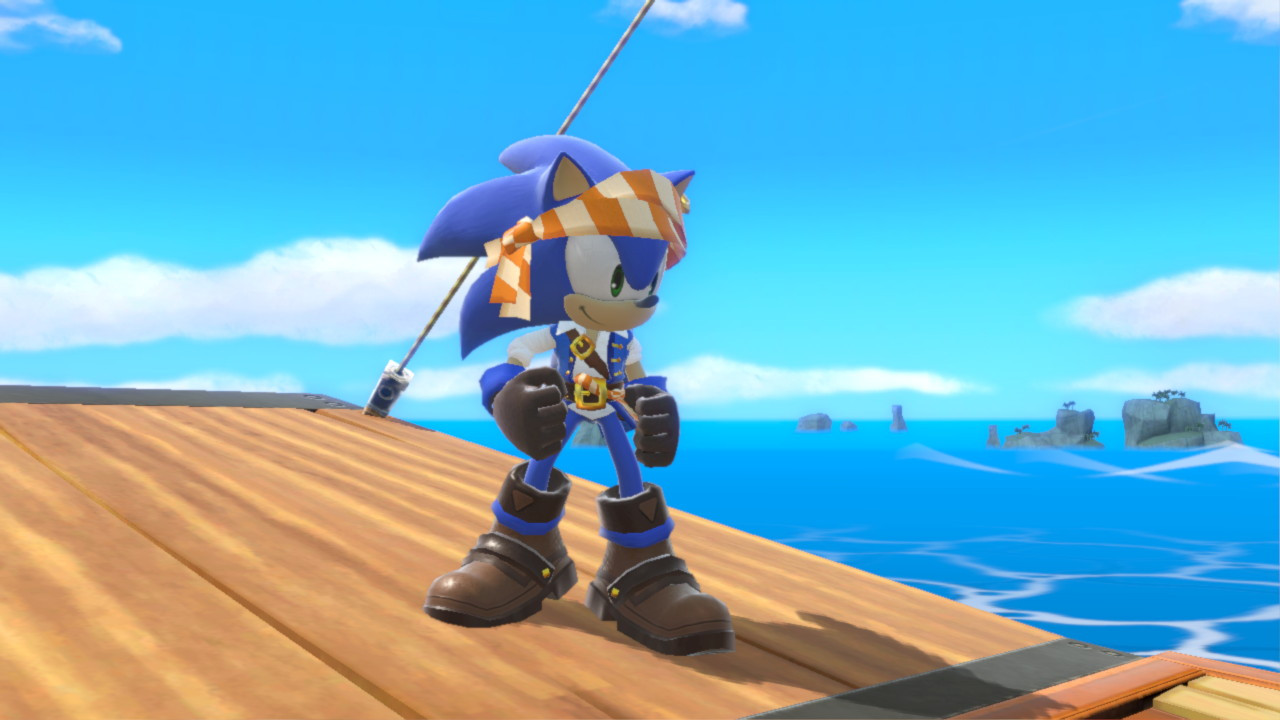 Pirate Sonic Mod for Super Smash Bros. Ultimate | SSBU Mods