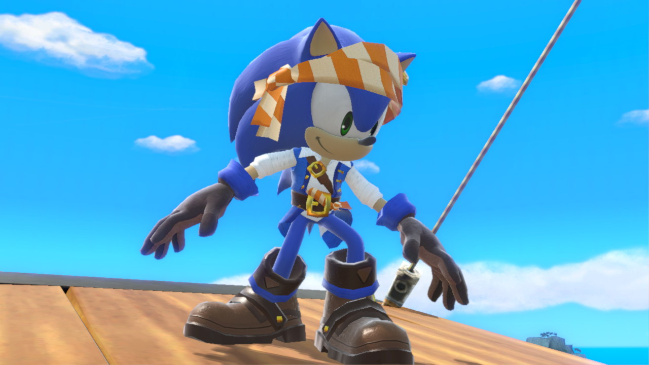 Pirate Sonic Mod for Super Smash Bros. Ultimate | SSBU Mods