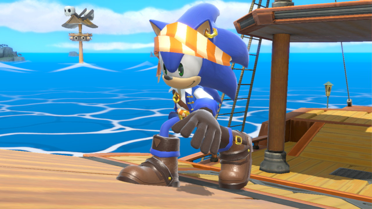 Pirate Sonic Mod for Super Smash Bros. Ultimate | SSBU Mods
