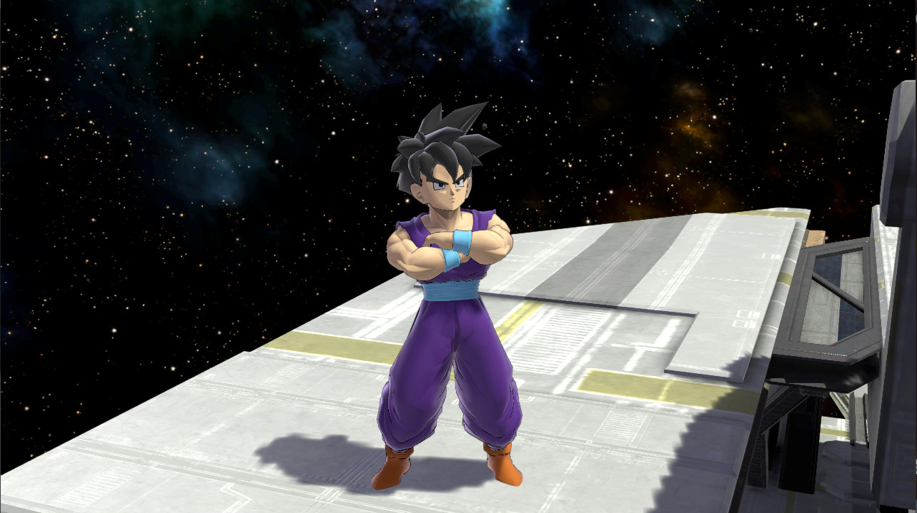 Teen Gohan over Kazuya Mod for Super Smash Bros. Ultimate | SSBU Mods