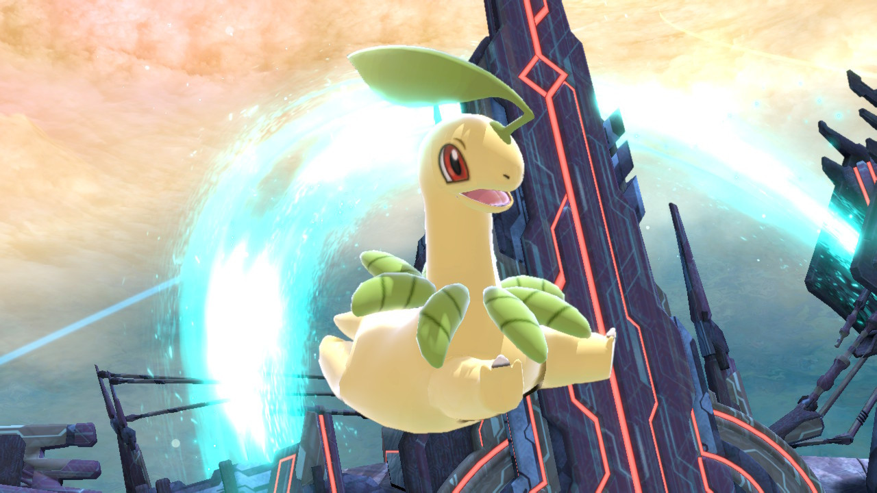 Bayleef joins the battle Mod for Super Smash Bros. Ultimate | SSBU Mods