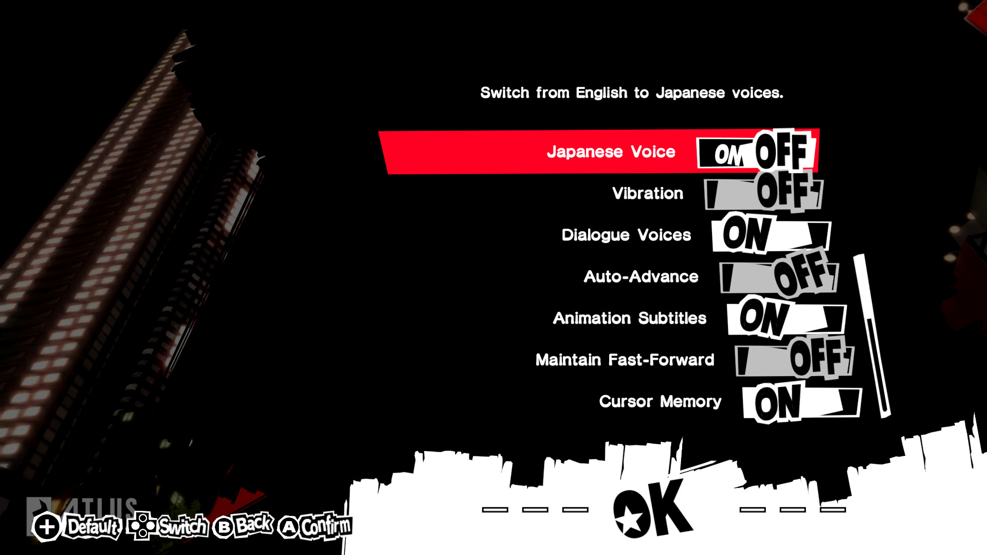 Japanese Font Mod [Switch] Mod for Persona 5 Royal (Switch) | P5RS Mods