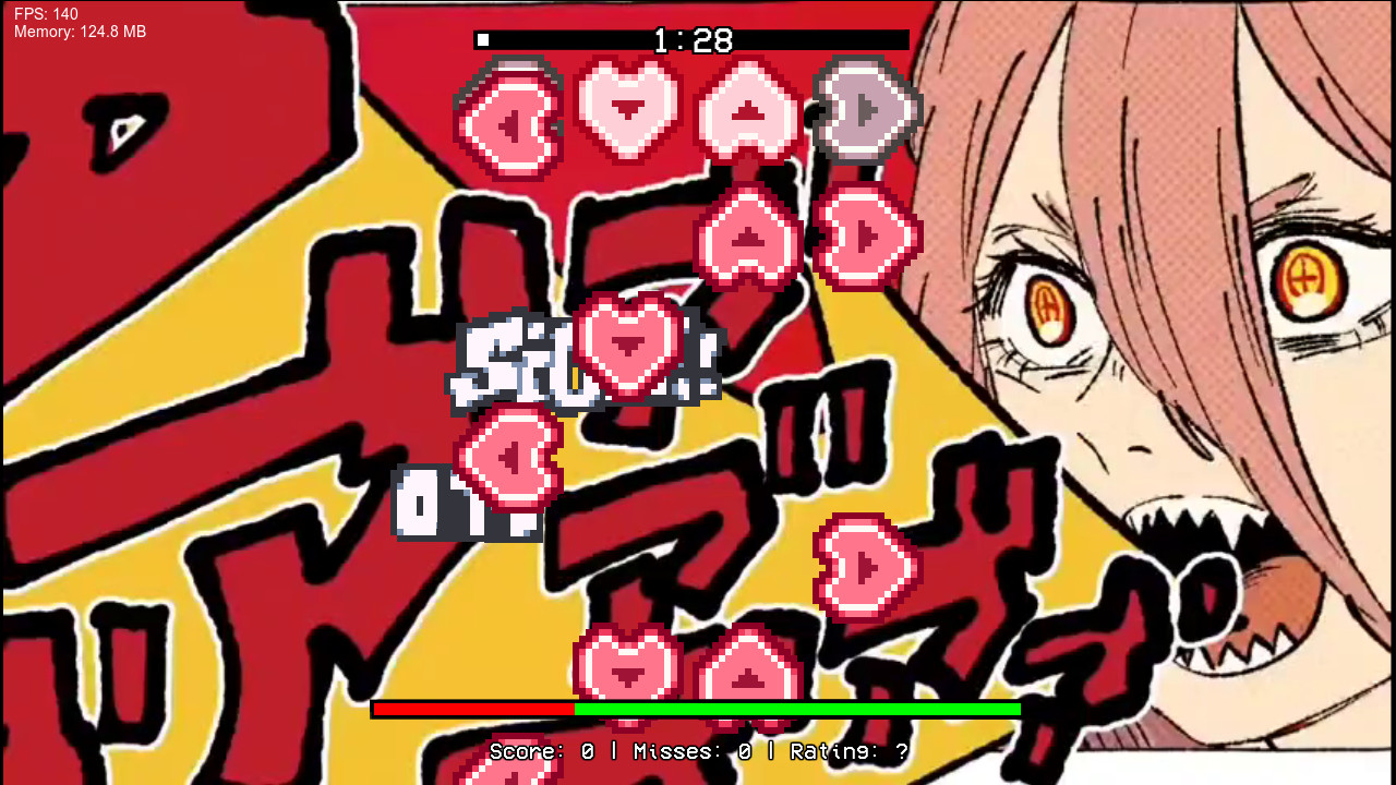 Pixel Hearts Noteskin Mod for Friday Night Funkin' | FNF Mods