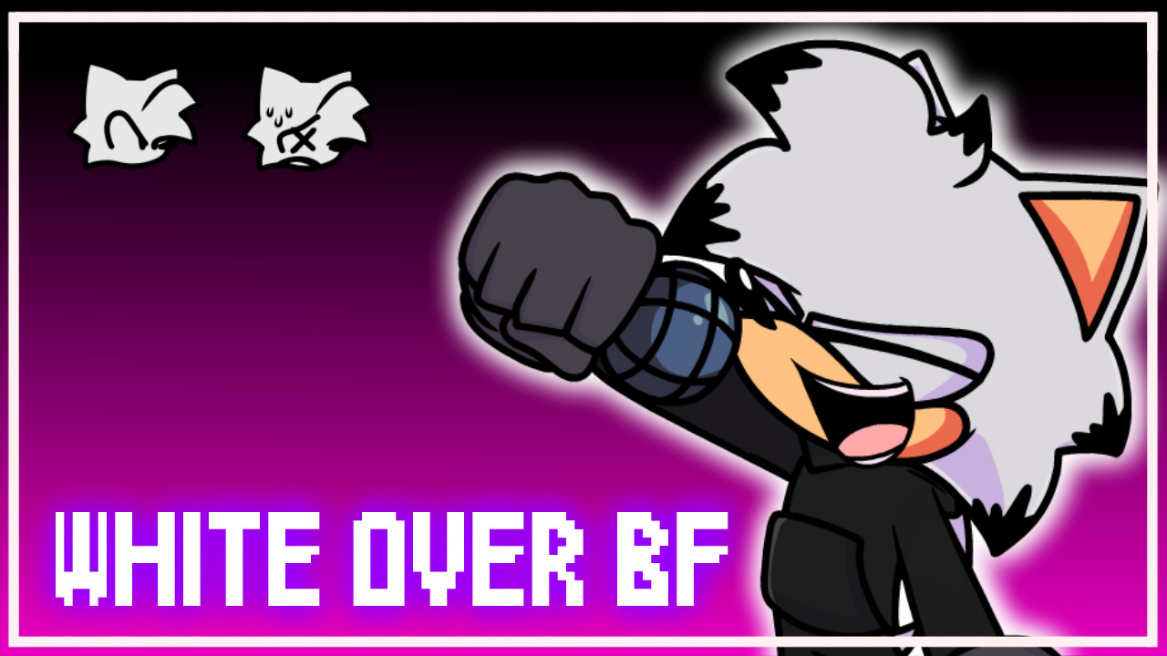 WHITE OVER BF (DEMO) Mod for Friday Night Funkin' | FNF Mods