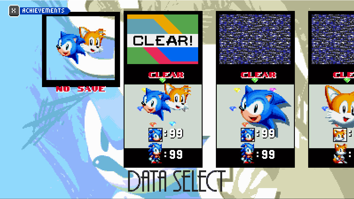 Mania Styled Data Select Sprites! Mod for Sonic 3 A.I.R. | S3AIR Mods