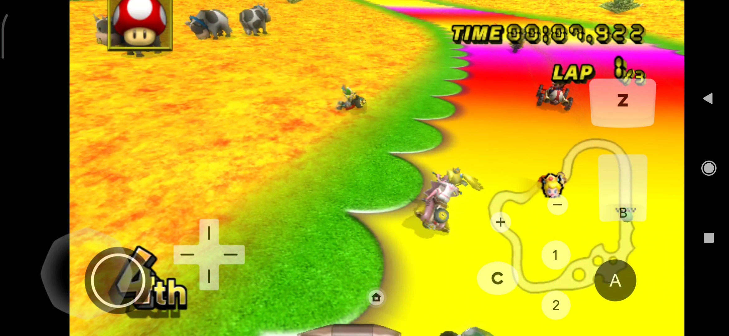 Wii MMM but road is boost and offroad is lava [Mario Kart Wii] [Mods]