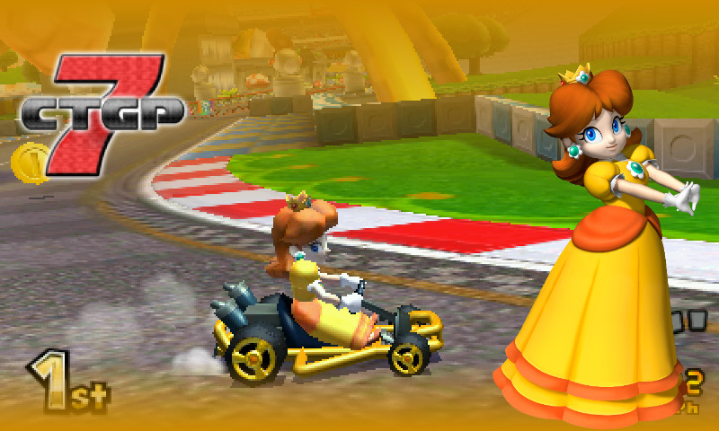 Daisy (Wii Textures) [Mario Kart 7] [Mods]