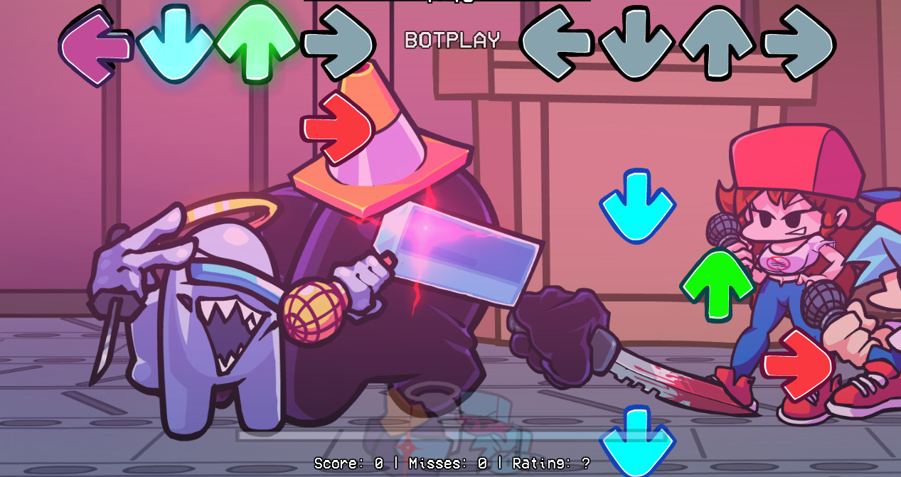 FNF Playable Double Kill CyanCat Remix Mod for Friday Night Funkin ...