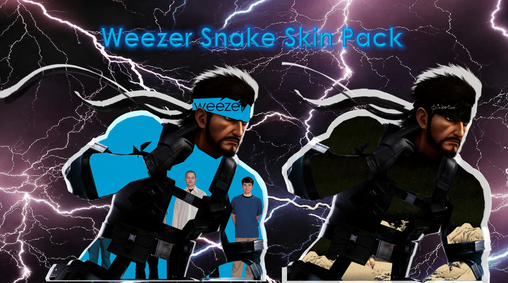 Weezer Snake Skin Pack + Boxes [Super Smash Bros. Ultimate] [Mods]