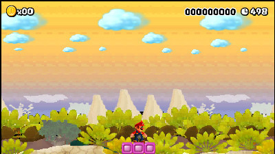 NSMBU Custom Savanna Theme Mod for Super Mario Maker for Nintendo 3DS ...