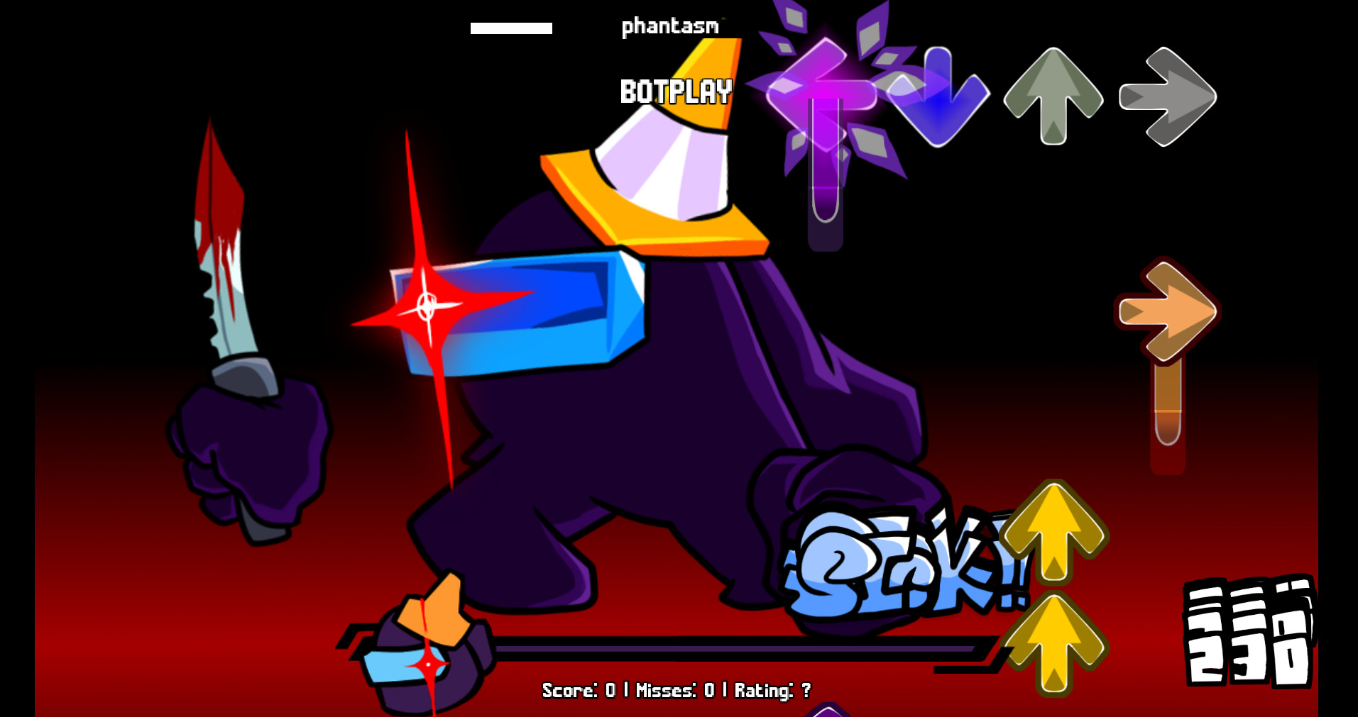 Phantasm but Black Impostor V4 sing it Mod for Friday Night Funkin ...