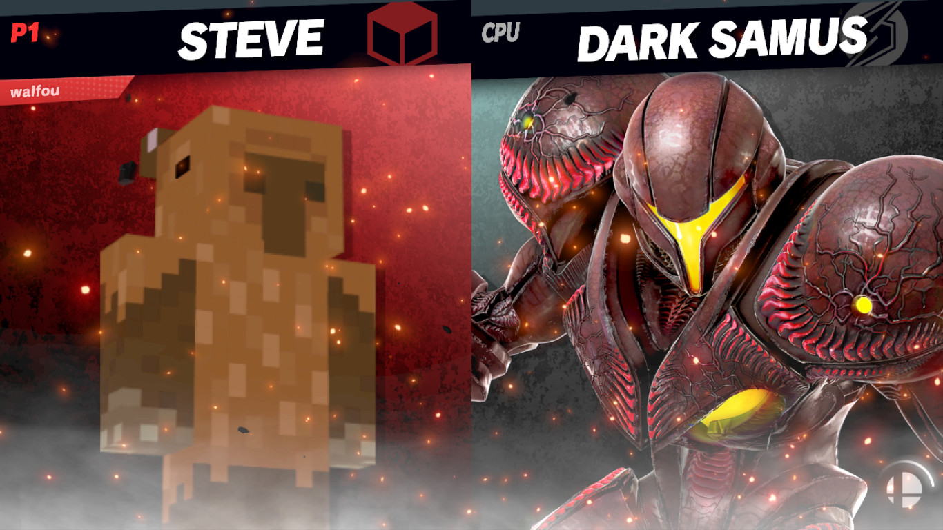 Minecraft Capybara [Super Smash Bros. Ultimate] [Mods]