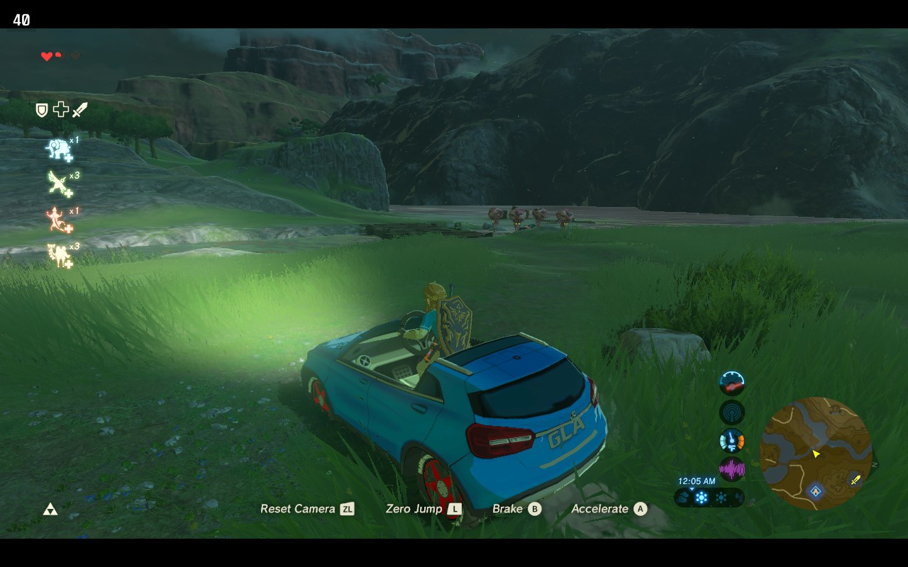 Mercedes GLA over Master cycle Mod for The Legend of Zelda: Breath of ...