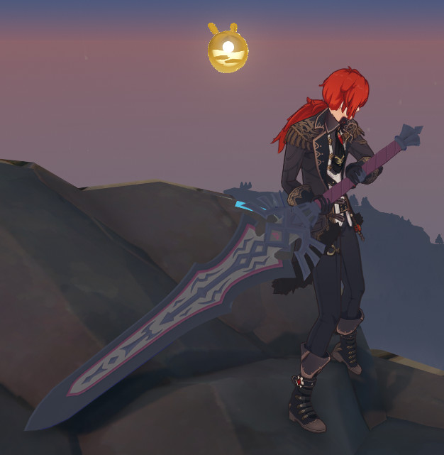 BotW Royal Guard's Claymore Over Sacrif Greatsword Mod for Genshin ...