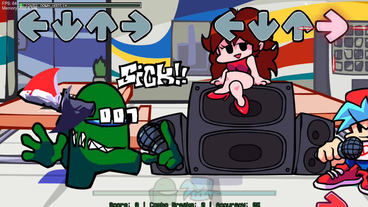 FNF Playable Lights Down Hotfix Mod for Friday Night Funkin' | FNF Mods