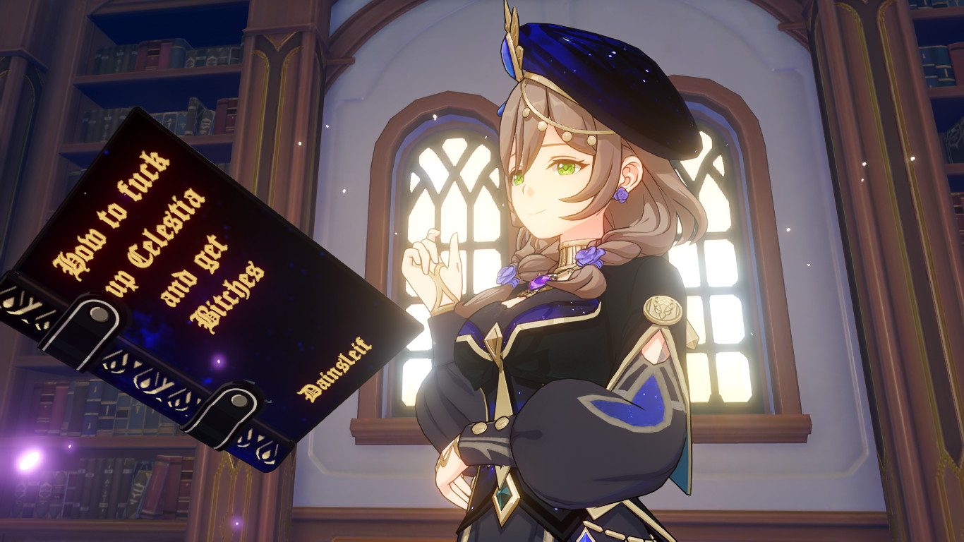 Abyss Lisa - Retexture of Lisa Student outfit Mod for Genshin Impact ...