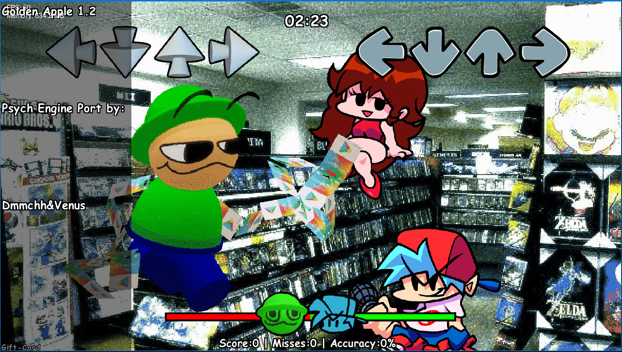 Golden Apple Psych Engine Port Mod for Friday Night Funkin' | FNF Mods