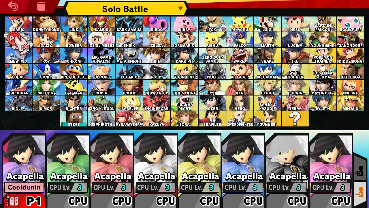 Princess Acapella Mod for Super Smash Bros. Ultimate | SSBU Mods