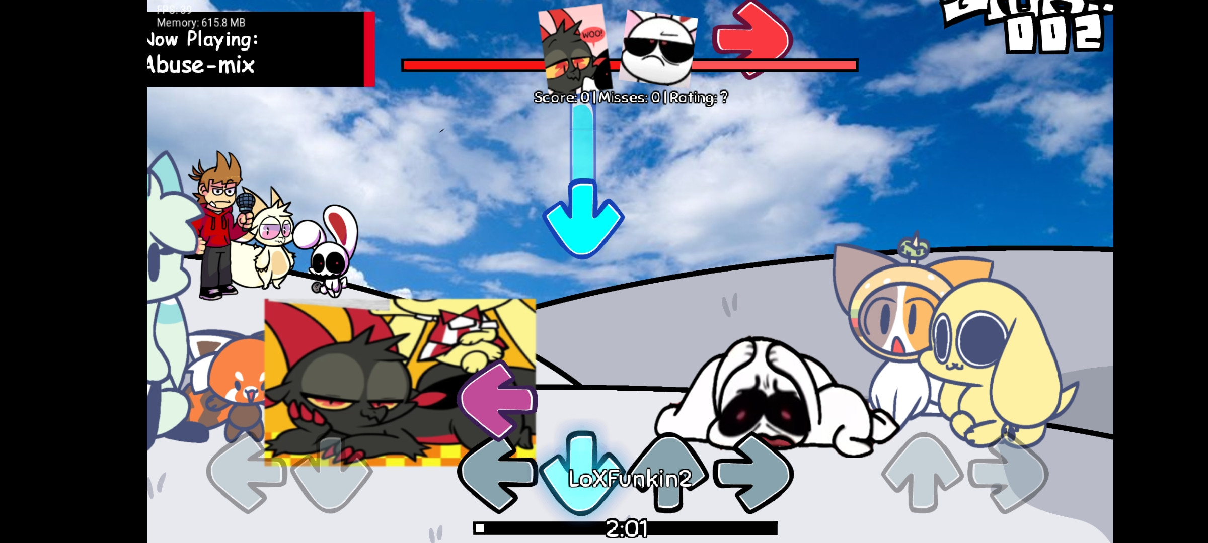 FNF Abuse But EvilFF and Iscream (Reskin + Cover) [Friday Night Funkin ...