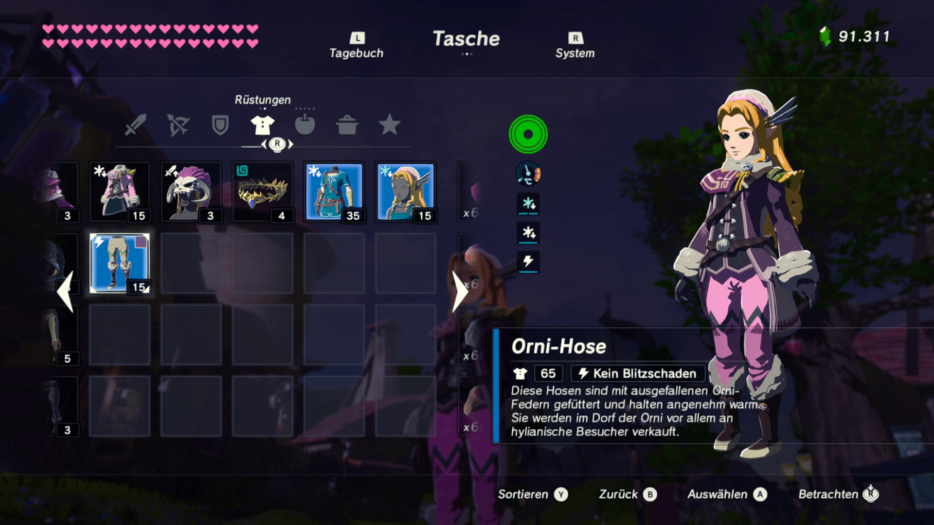 Snowquill Set OP Overhaul (Link & Zelda) Mod for The Legend of Zelda ...