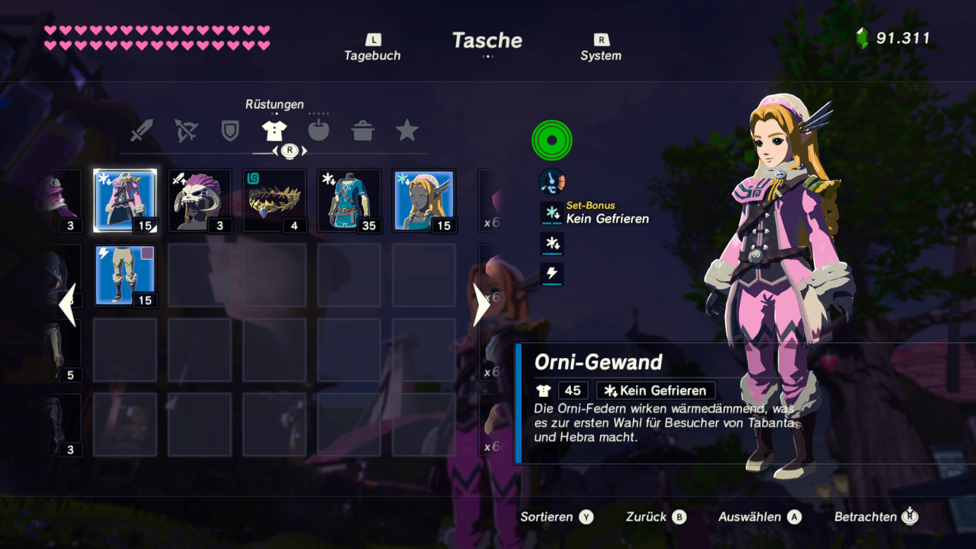 Snowquill Set OP Overhaul (Link & Zelda) Mod for The Legend of Zelda ...