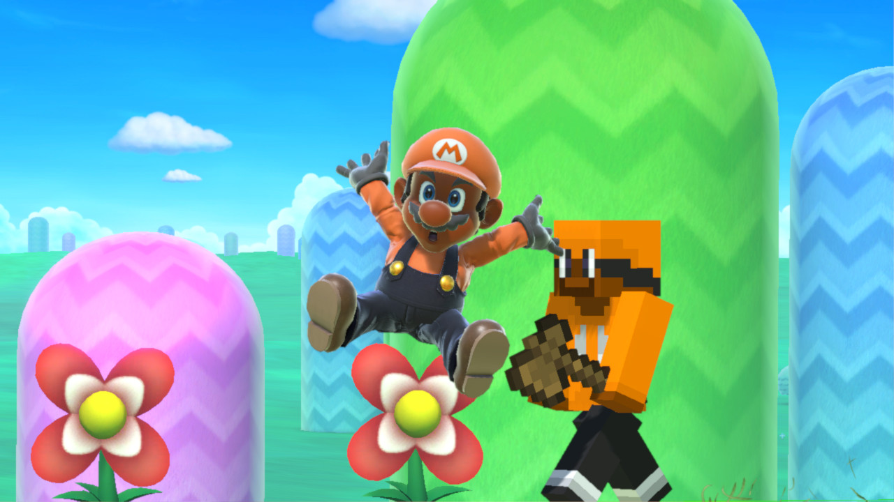 Black Mario! [Super Smash Bros. Ultimate] [Mods]