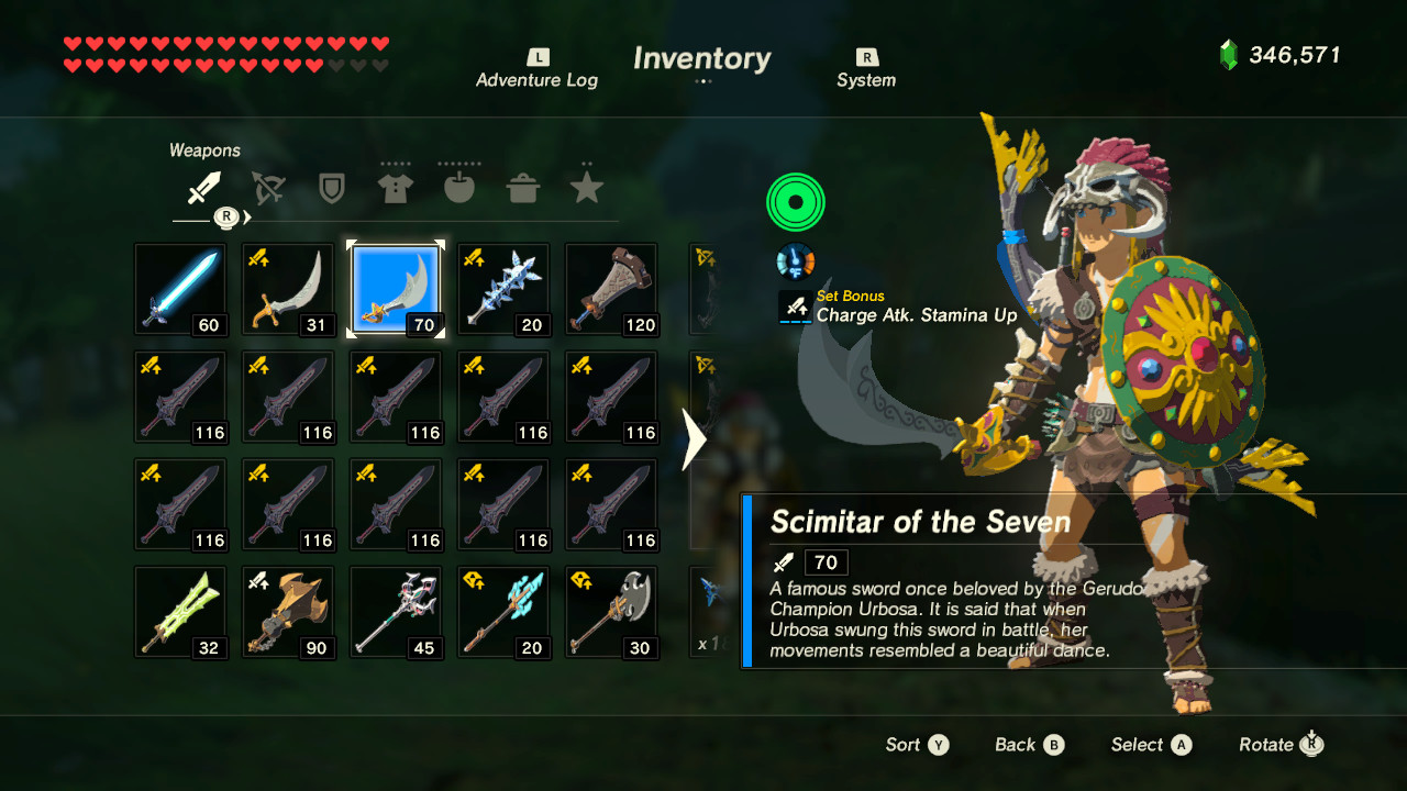 Better Champion Weapons Mod for The Legend of Zelda: Breath of the Wild ...