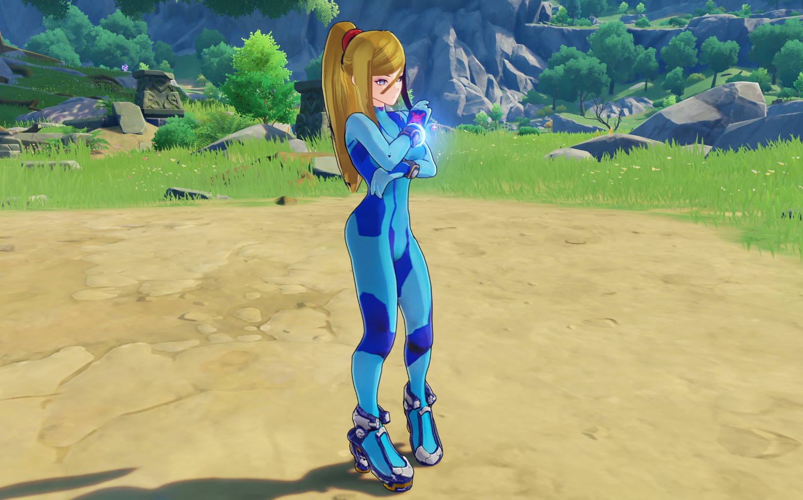 Samus (Metroid) (Health based mod + Animations!) Mod for Genshin Impact ...