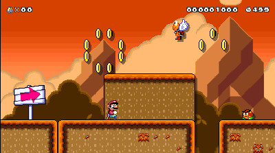 SMW Autumn Theme Mod for Super Mario Maker for Nintendo 3DS | SMM3DS Mods